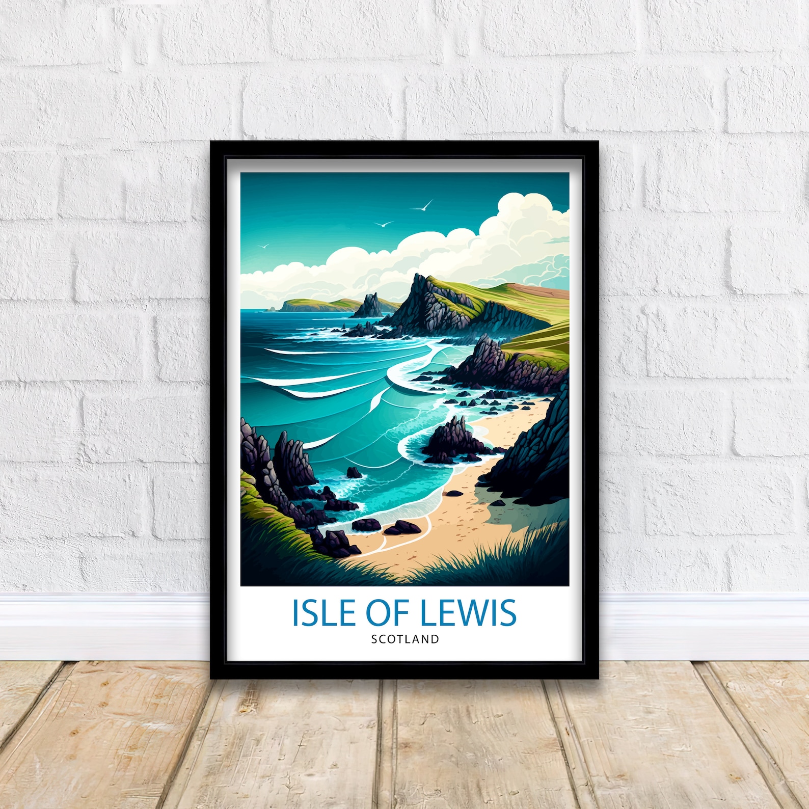 Isle of Lewis Travel Print Lewis Wall Decor Lewis Home Living Decor ...