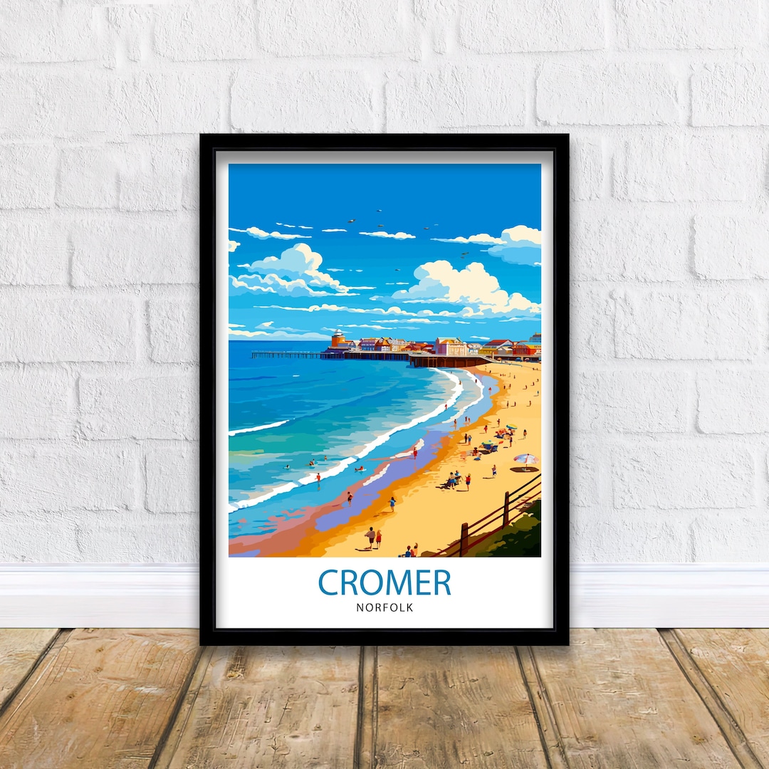 Cromer Norfolk Print Cromer Wall Decor Cromer Poster Cromer Art Print ...