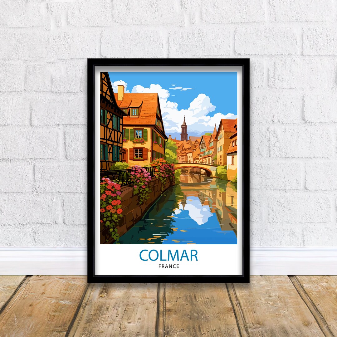 Colmar France Travel Print Colmar Wall Art Colmar Home Decor Colmar ...