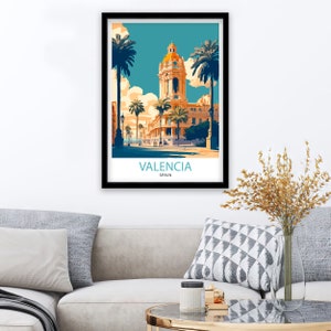 Valencia Spain Travel Print Valencia Wall Decor Valencia Home Living ...