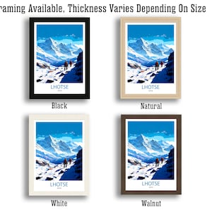 K2 Mountain Print Karakoram Range Artwork Climbers K2 Poster Pakistan ...