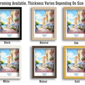 Nice France Travel Print Nice Wall Art Nice Poster French - Etsy