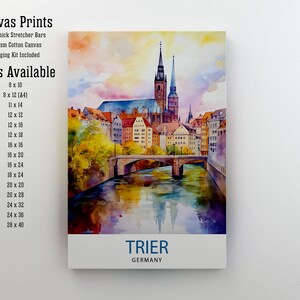 Trier Germany Travel Print Wall Decor Wall Art Trier Wall Hanging Home ...