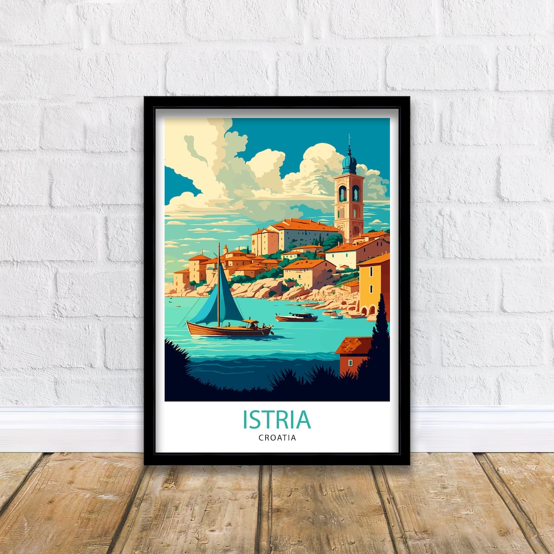 Istria Croatia Travel Print Istria Wall Art Istria Home Decor Istria ...
