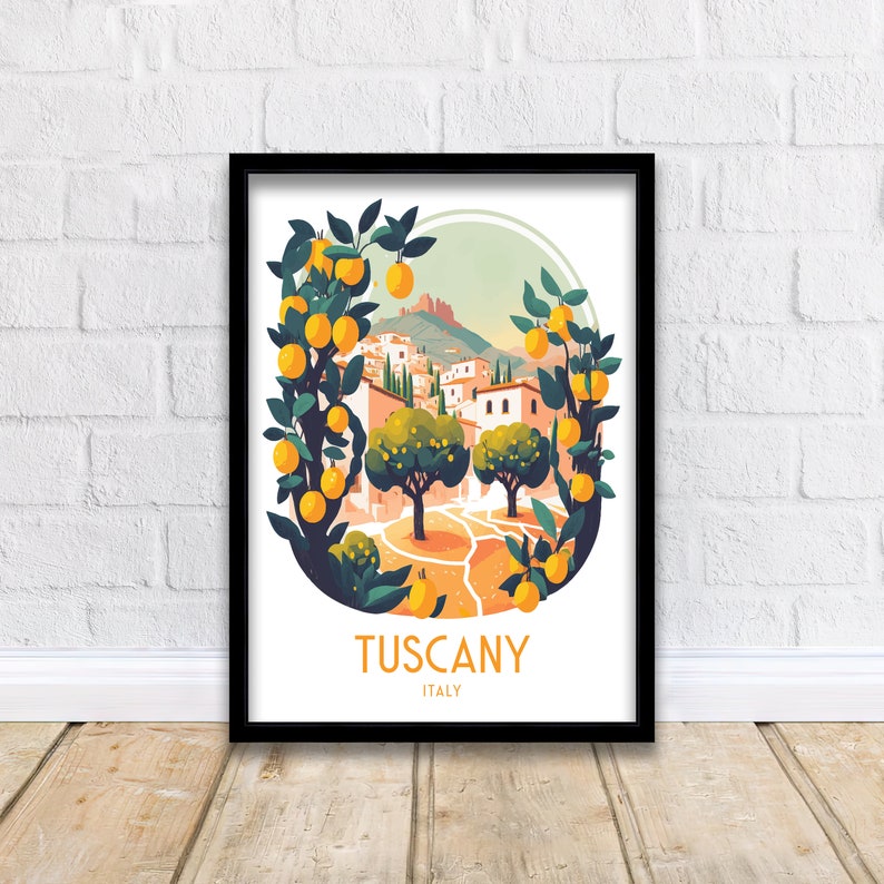 Tuscany Art Print Tuscany Tuscany Poster Tuscany Wall - Etsy