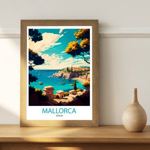 Mallorca Spain Travel Print Mallorca Wall Art Mallorca Home Decor Spain ...