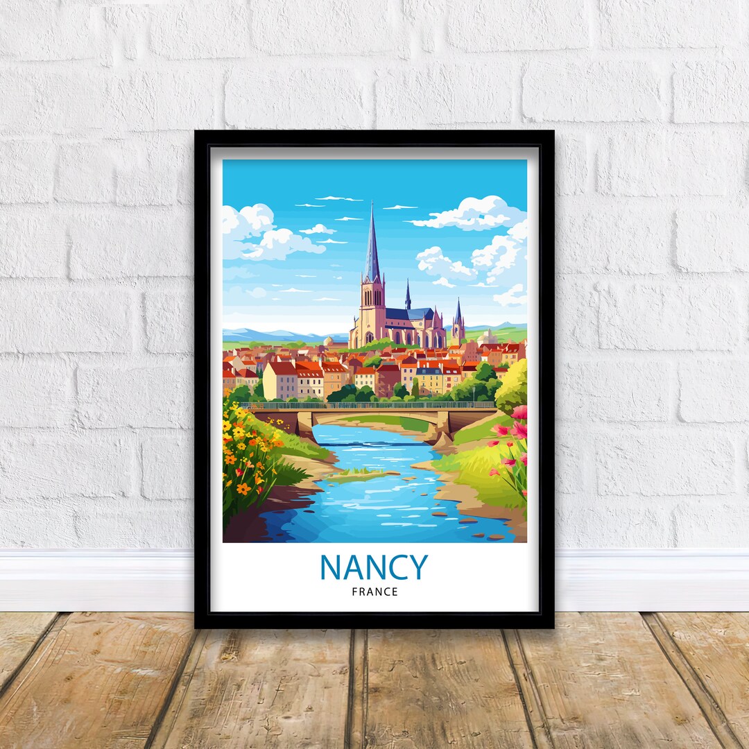Nancy France Travel Print| Nancy Wall Decor Nancy Poster France Travel ...