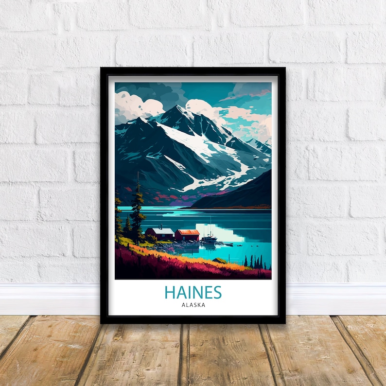 Haines Alaska Travel Print Haines Wall Art Alaska Landscape Decor ...