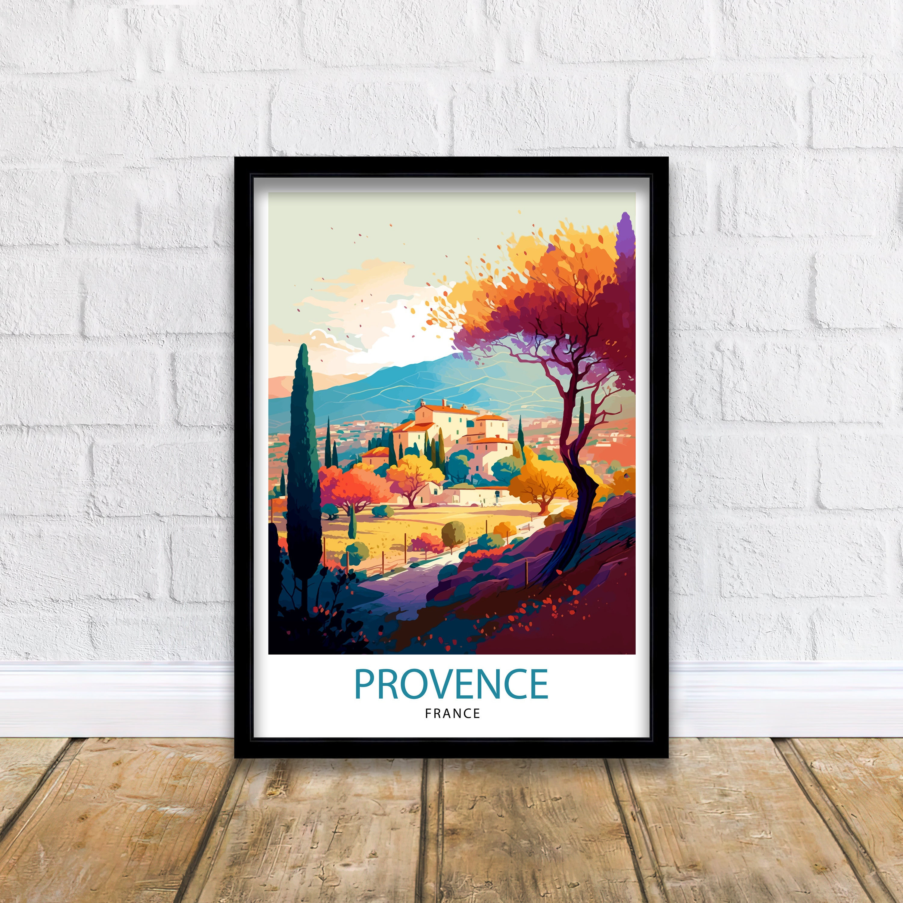 Provence France Travel Print Provence Wall Decor Provence Home Living ...