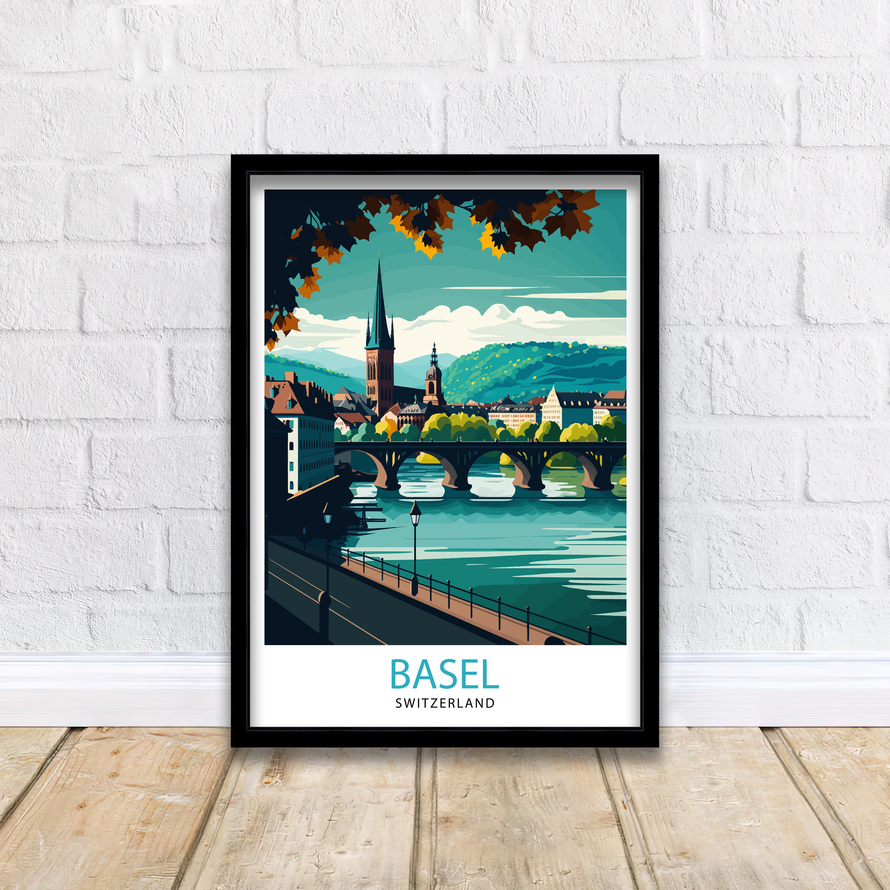 Basel Switzerland Travel Print Basel Wall Art Basel Home Decor Basel ...