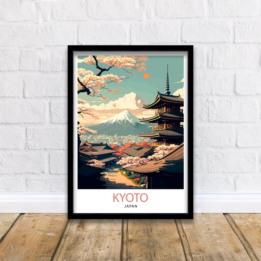 Kyoto Japan Travel Print Japan Wall Decor Kyoto Poster Japan Travel ...