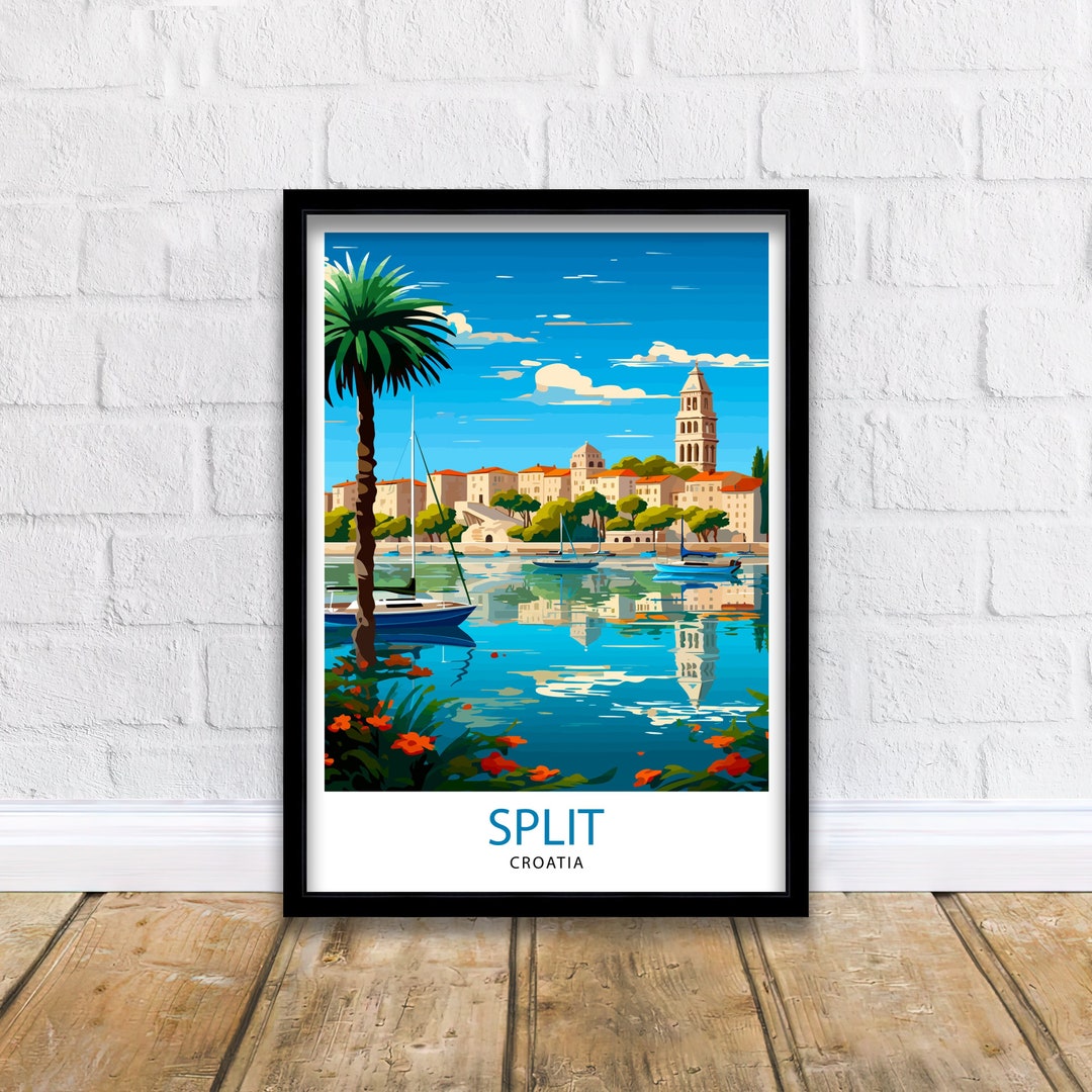 Split Croatia Print Split Wall Decor Split Poster Split Art Print Split ...