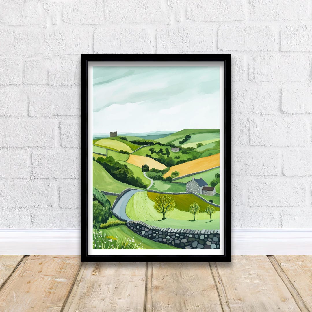 Scottish Highlands Travel Poster Scotland Landscape Art Scottish ...