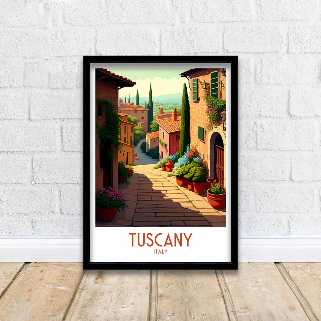 Tuscany Art Print Tuscany Tuscany Poster Tuscany Wall Art Art Print ...