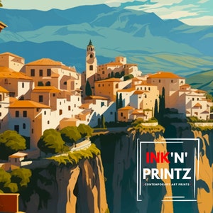 Ronda Spain Travel Print Ronda Wall Decor Ronda Home Living Decor Ronda ...