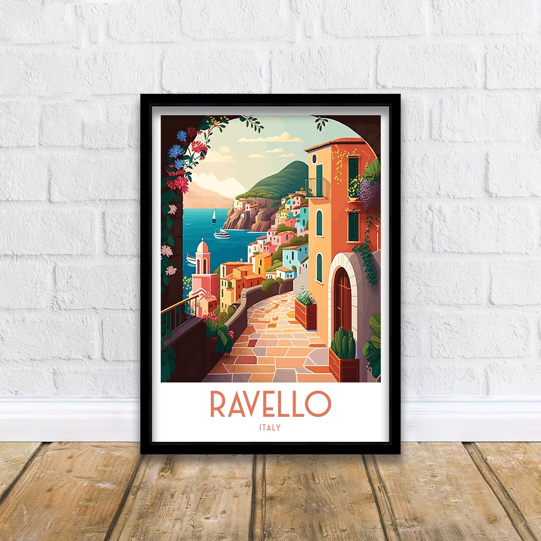 Ravello Italy Travel Print Ravello Wall Decor Ravello Home Living Decor ...