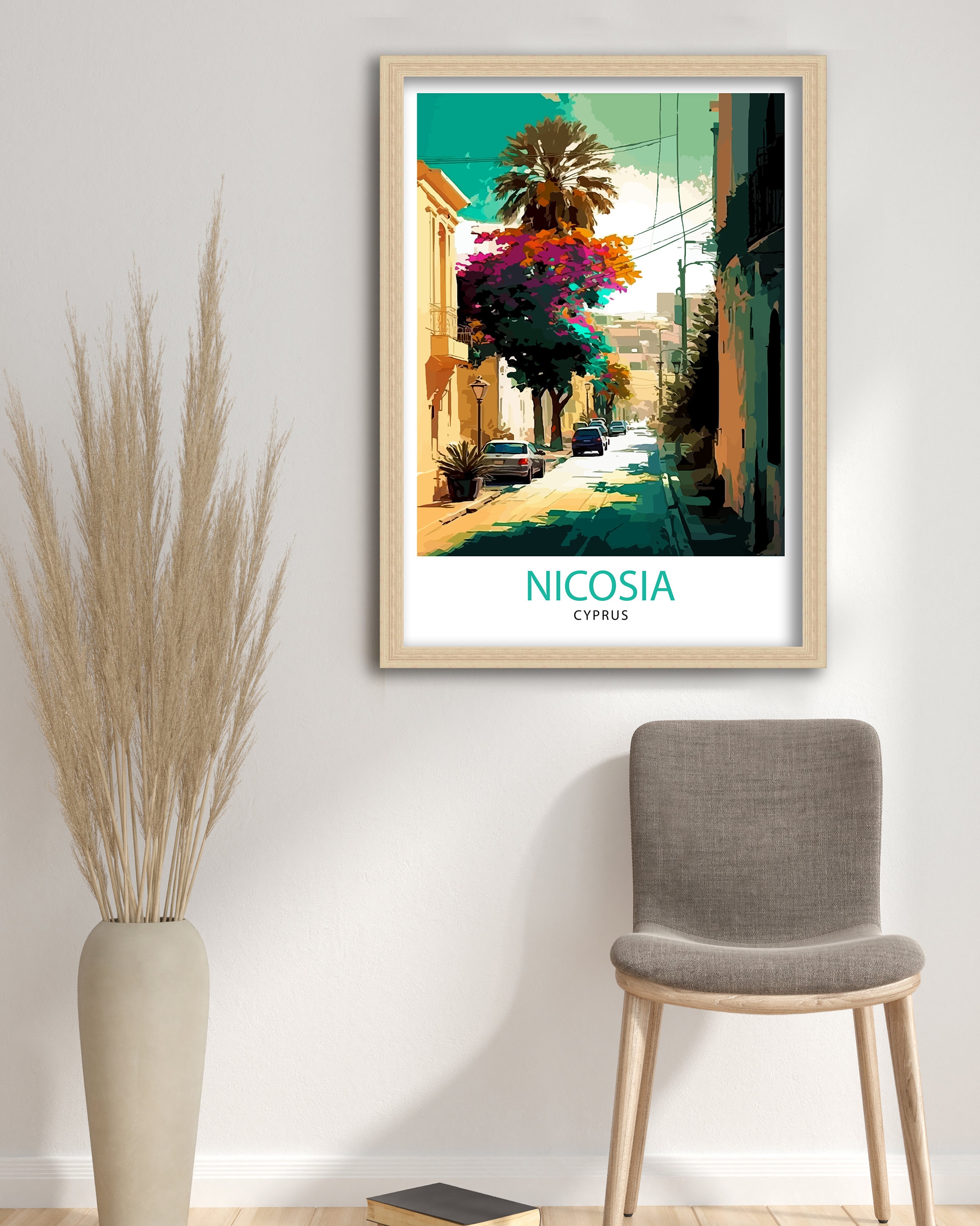 Nicosia Cyprus Travel Print Nicosia Wall Decor Cyprus Home - Etsy