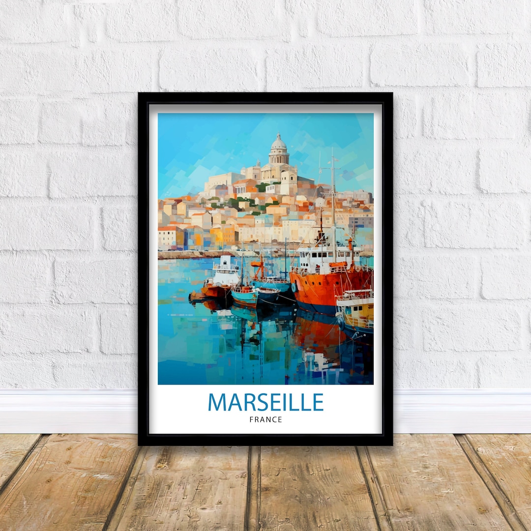 Marseille France Travel Print Marseille Wall Decor Marseille Poster France Travel Prints ...