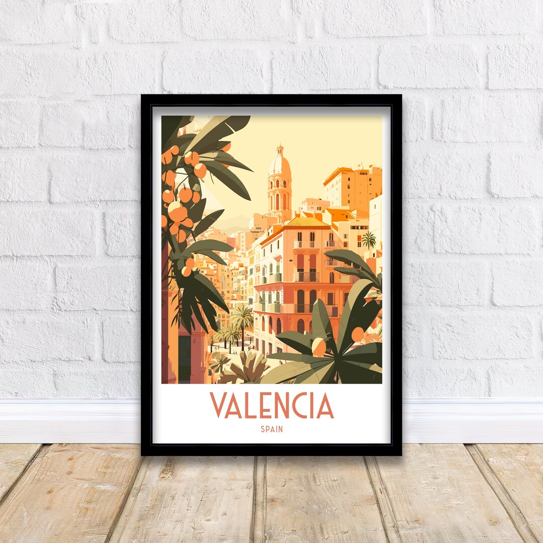 Valencia Travel Print Valencia Wall Decor Valencia Home Living Decor ...