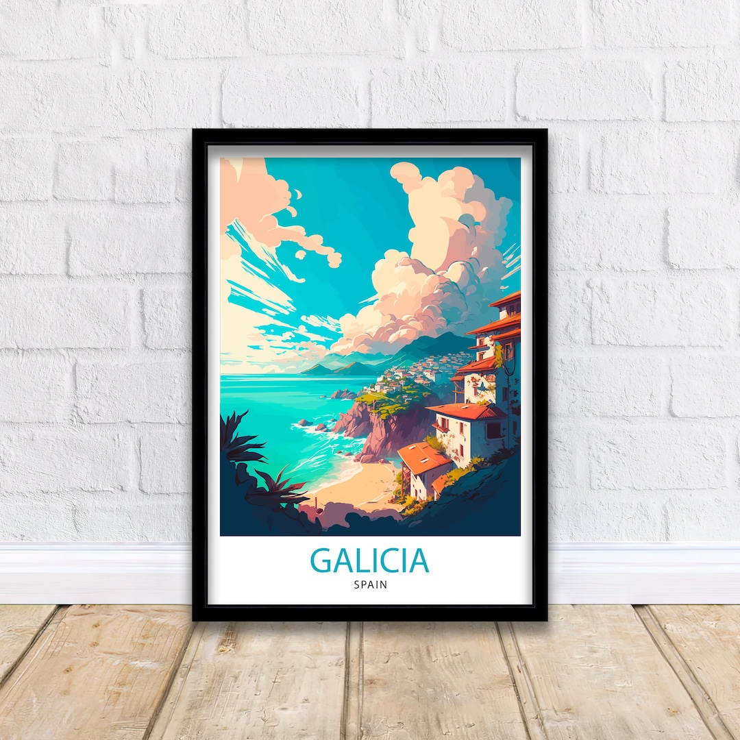Galicia Spain Travel Print Galicia Wall Art Galicia Home Decor Galicia ...