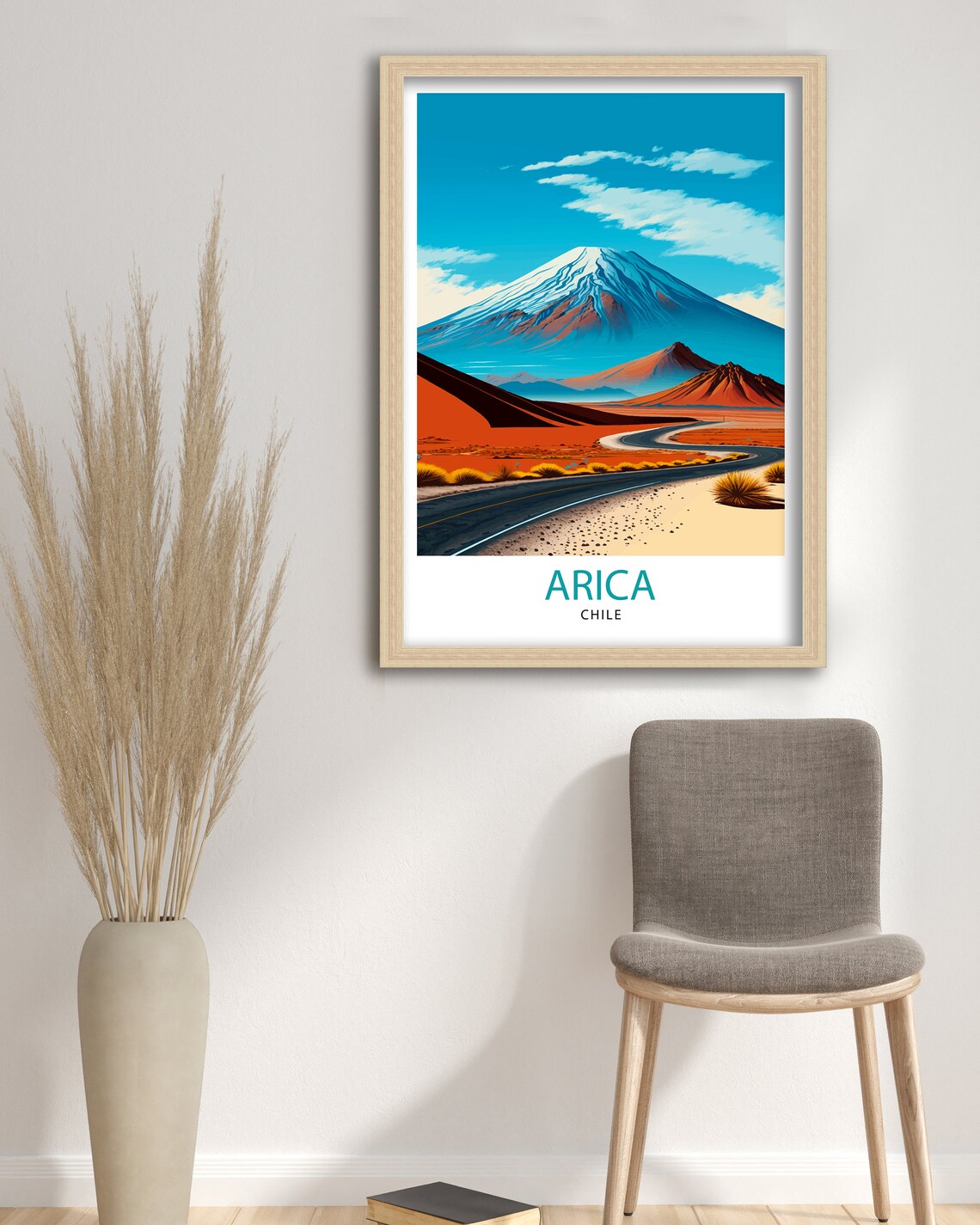 Arica Chile Travel Print , Arica Wall Decor, Arica Home Living Decor ...