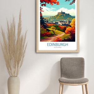 Edinburgh Scotland Travel Print Edinburgh Wall Art Edinburgh Home Decor ...