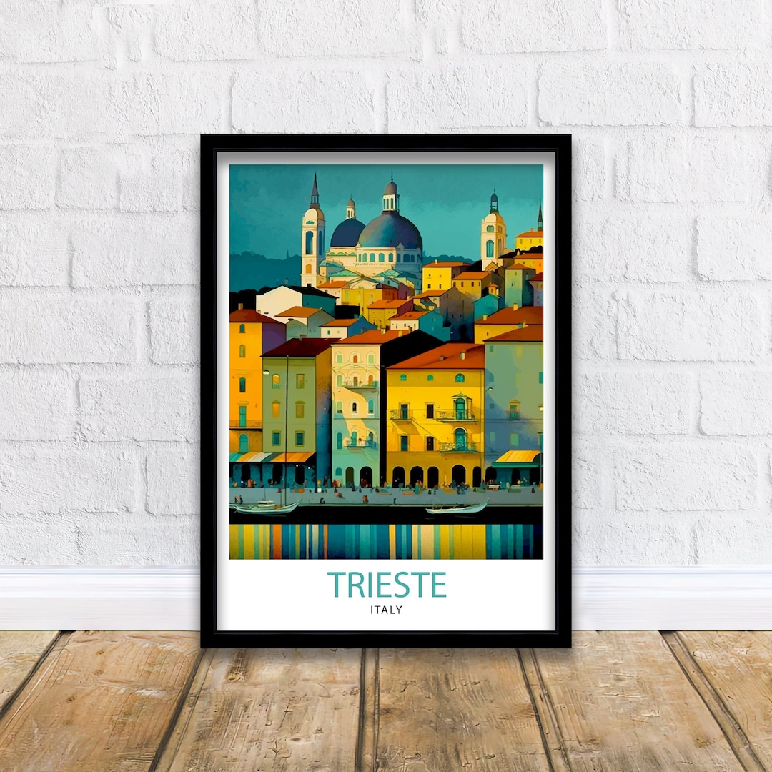 Trieste Italy Travel Print Trieste Wall Art Trieste Home Decor Italy ...