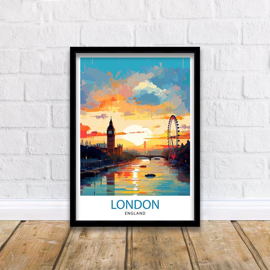 London Travel Print London Wall Art London Home Decor London ...