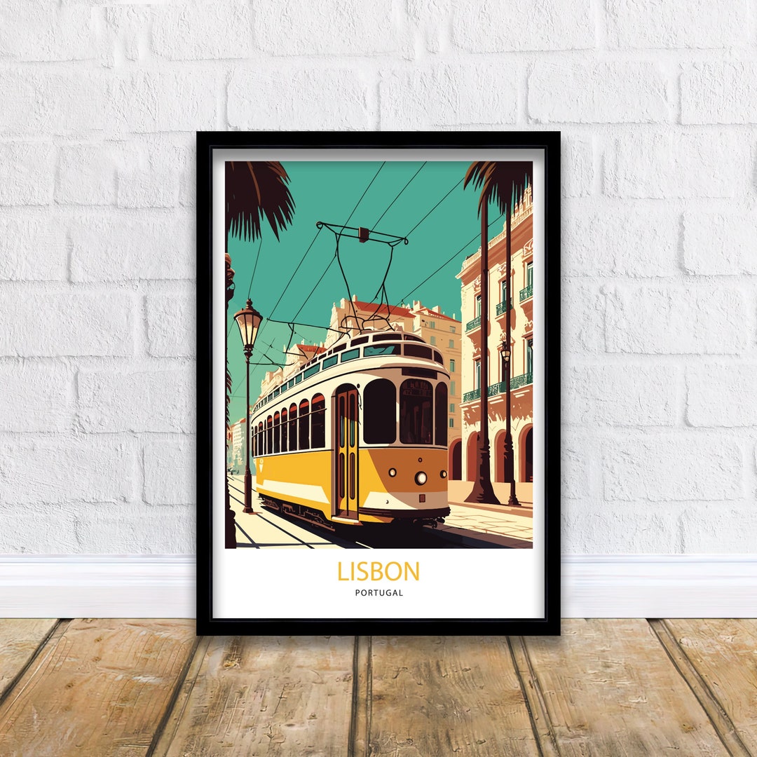 Lisbon Art Print Lisbon Wall Art Lisbon Poster Lisbon Art Lisbon Print ...