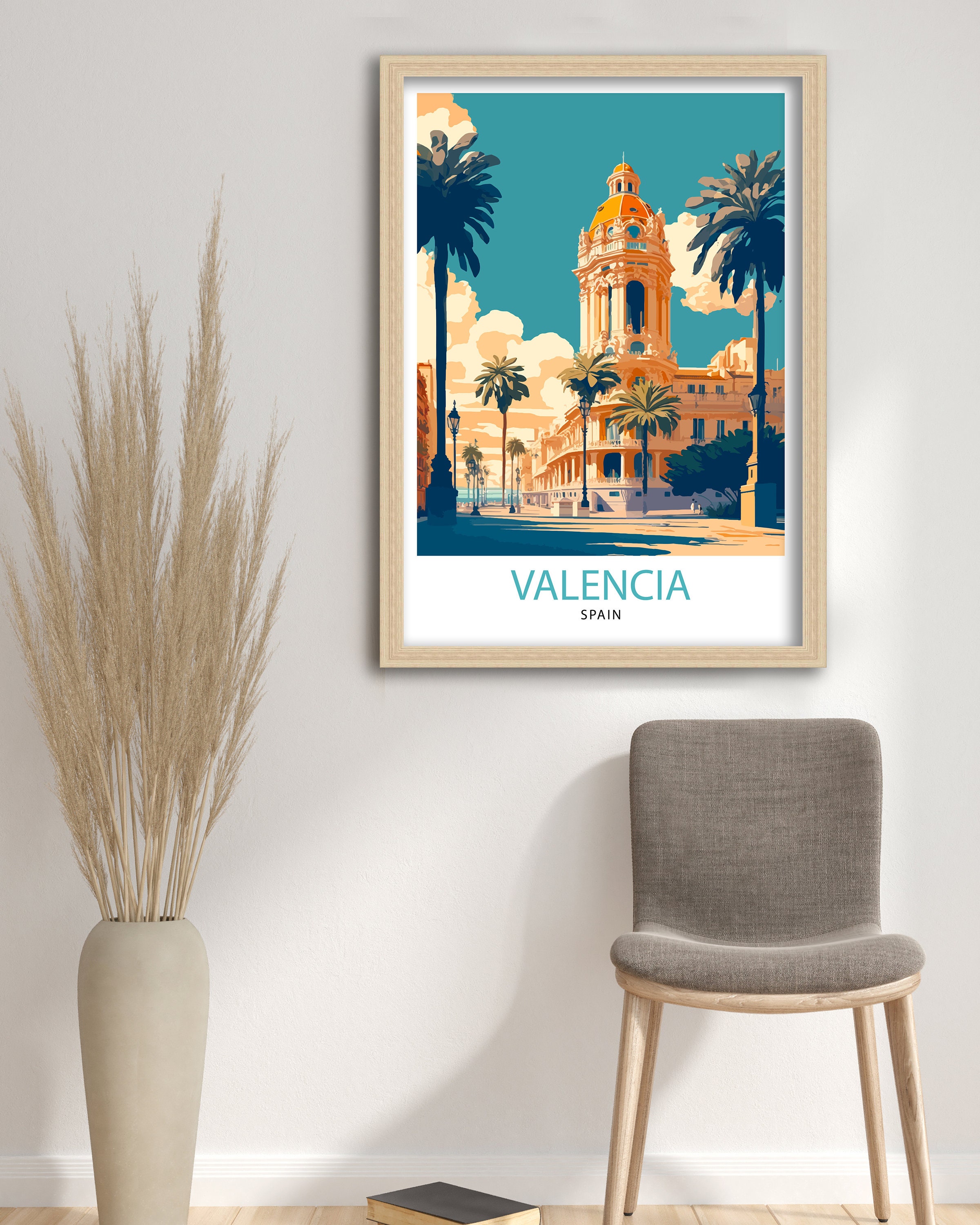 Valencia Spain Travel Print Valencia Wall Decor Valencia Home Living ...