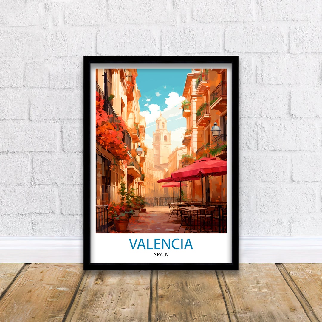 Valencia Travel Print Valencia Wall Decor Valencia Home Living Decor ...