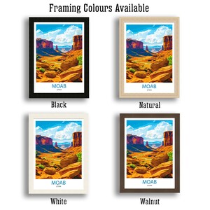 Moab Utah Travel Print Wall Decor Wall Art Moab Wall Hanging Home Décor ...