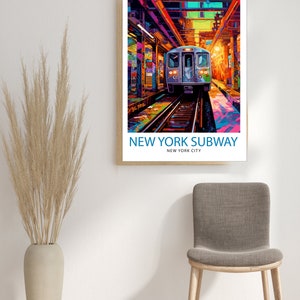 New York Subway Print| NYC Subway Wall Decor New York City Subway ...