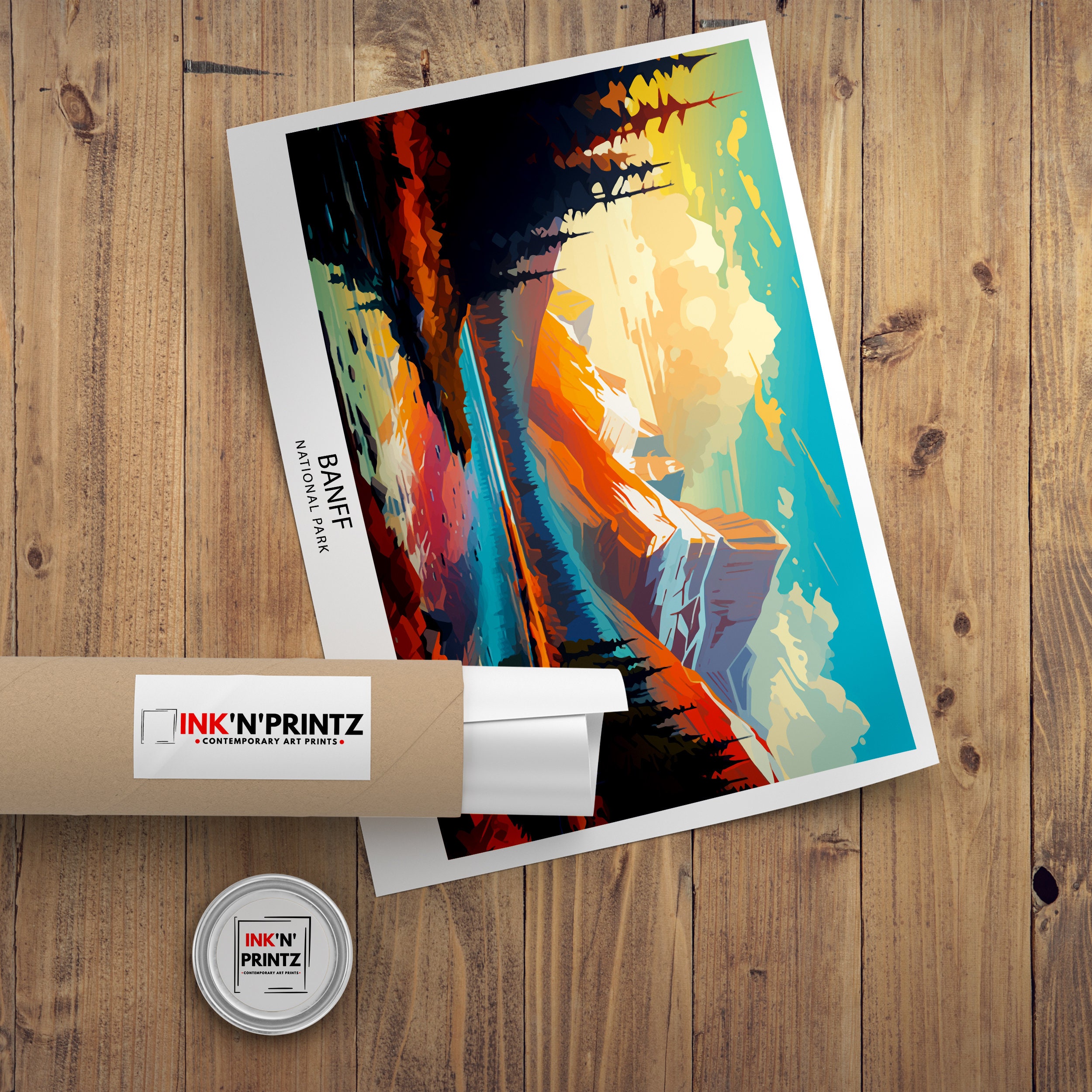 Banff National Park Travel Print Banff Wall Decor Banff Home Decor ...