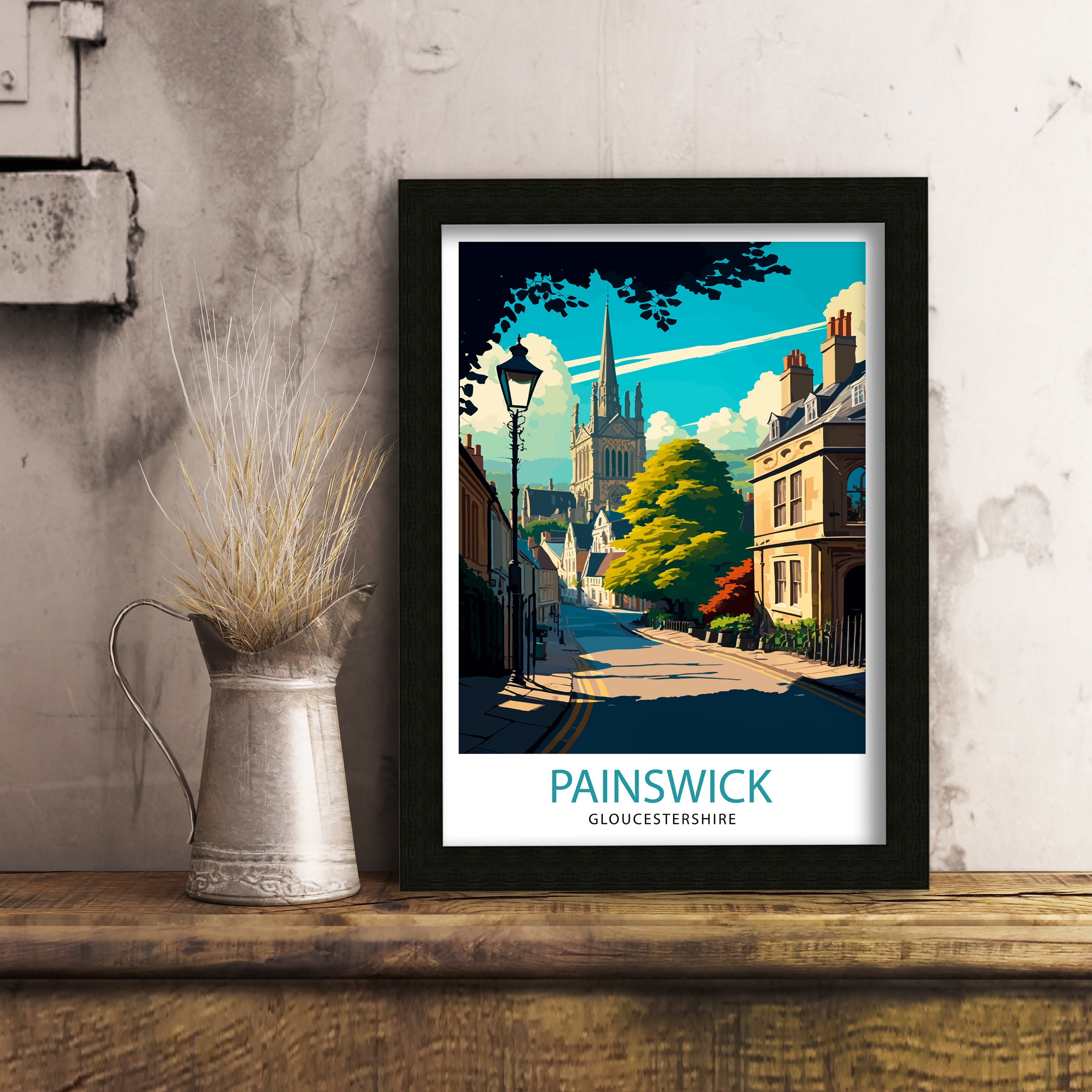 Painswick Travel Print Painswick Wall Art Painswick Home Decor ...