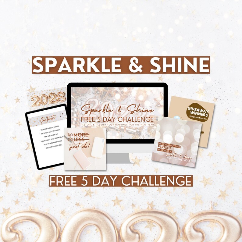 Sparkle & Shine Free Group Guide for Health and Wellness Coaches - Etsy