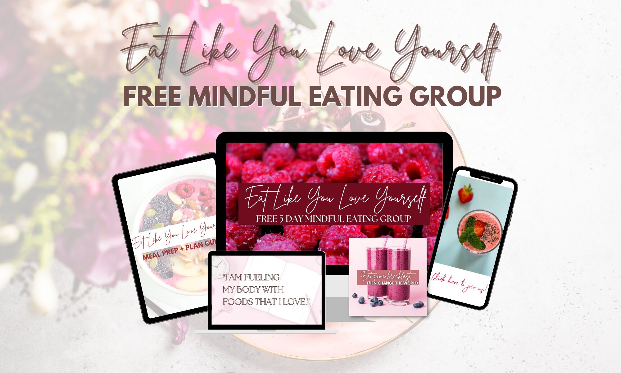 Eat Like You Love Yourself Free Group Guide for Beachbody - Etsy