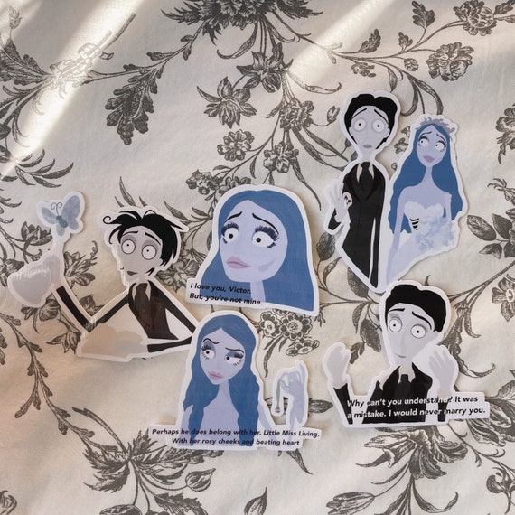 Corpse Bride Sticker Pack - Etsy