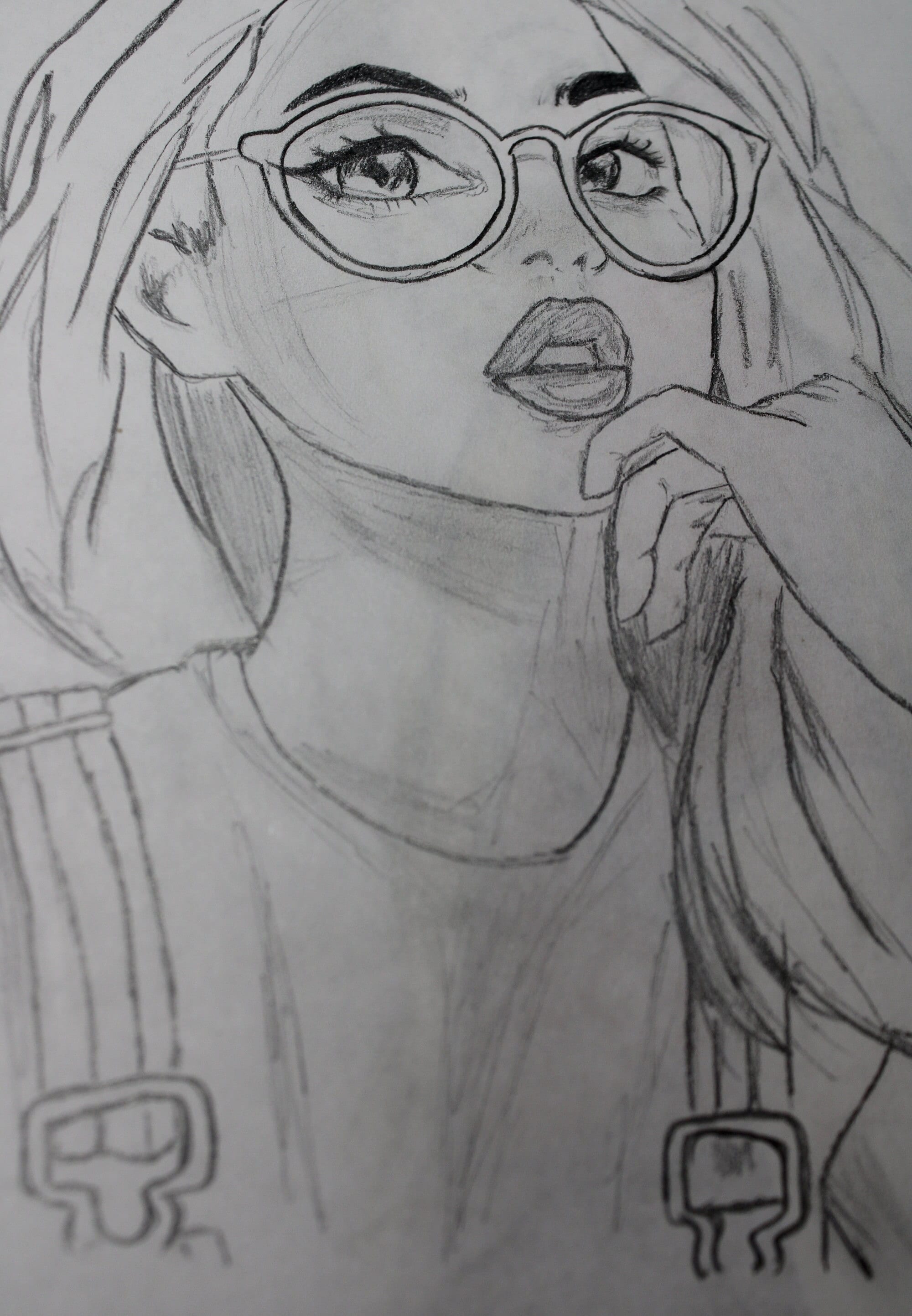 Custom Hand-drawn Monochromatic Portraits, Realistic. - Etsy