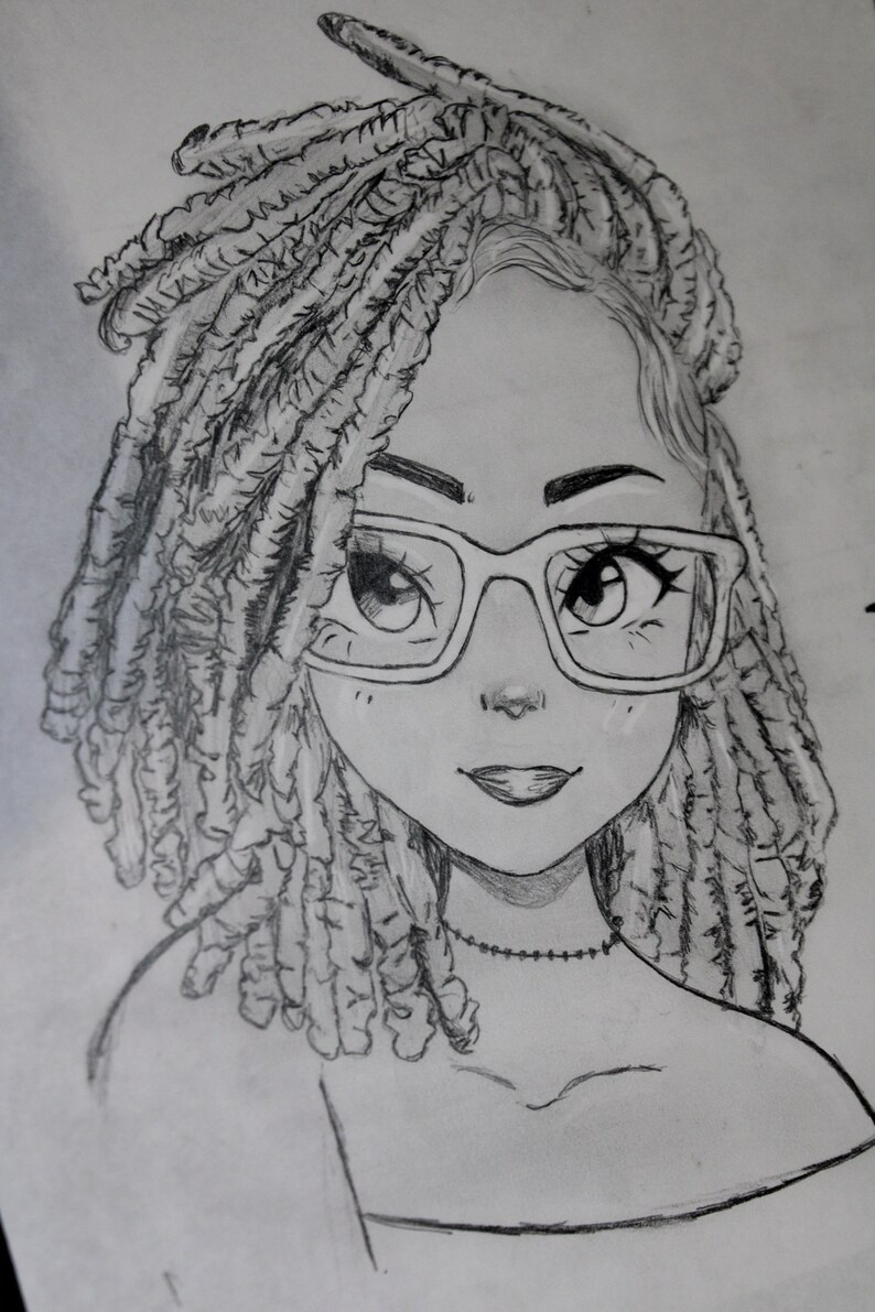 Custom Anime Drawing, Your Own Portrait Picture Turned Into Anime or ...