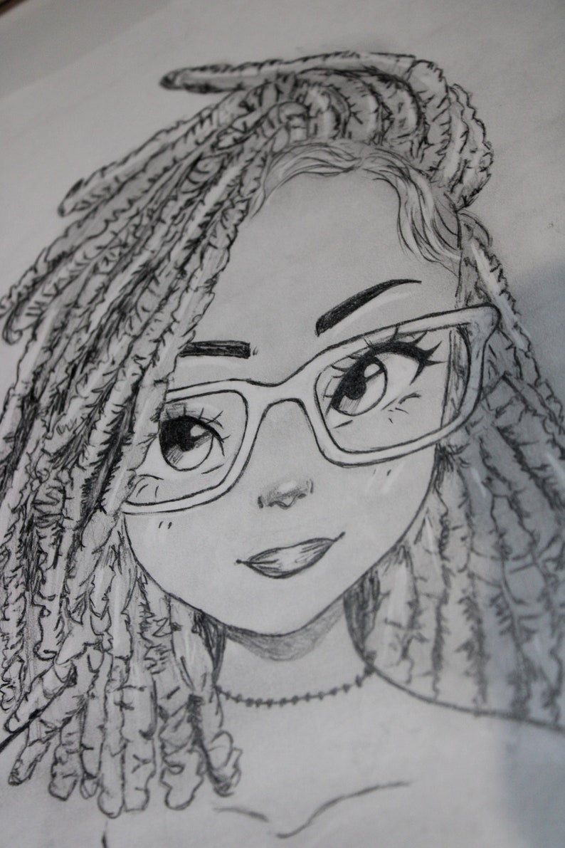 Custom Anime Drawing, Your Own Portrait Picture Turned Into Anime or ...