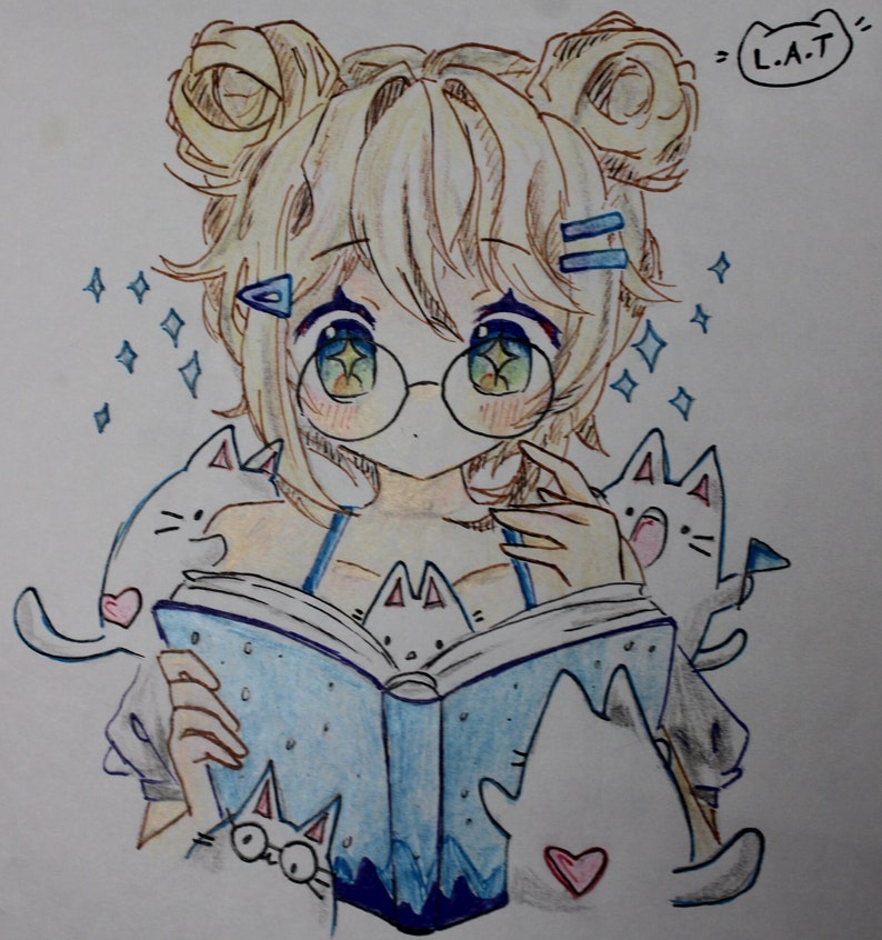 Custom Anime Drawing, Your Own Portrait Picture Turned Into Anime or ...