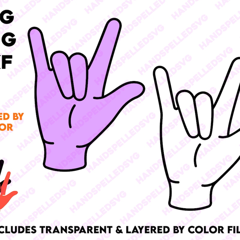 Love Sign Language - Etsy