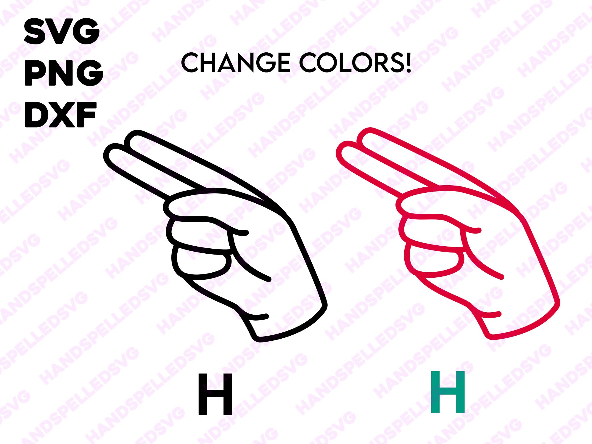 American Sign Language Asl Complete Alphabet & Numbers 0-10 - Etsy