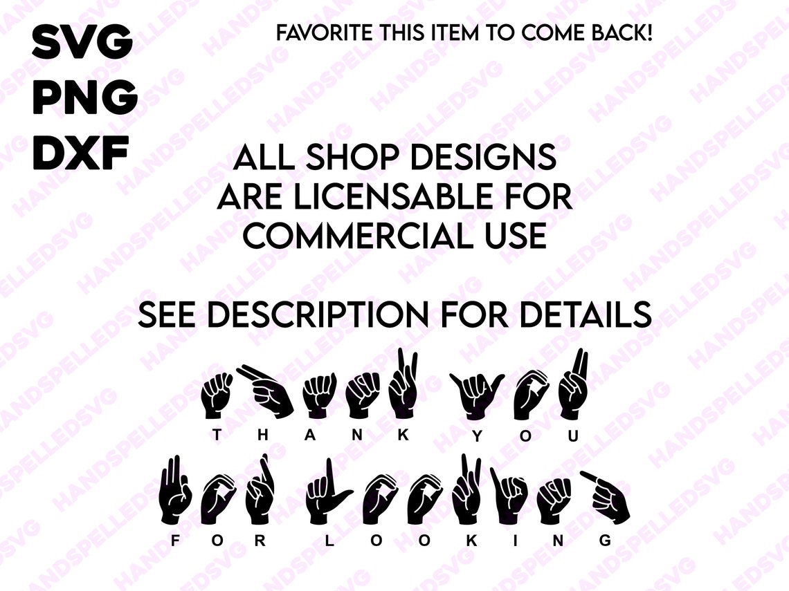 American Sign Language Asl Complete Alphabet & Numbers 0-10 PNG SVG DXF ...