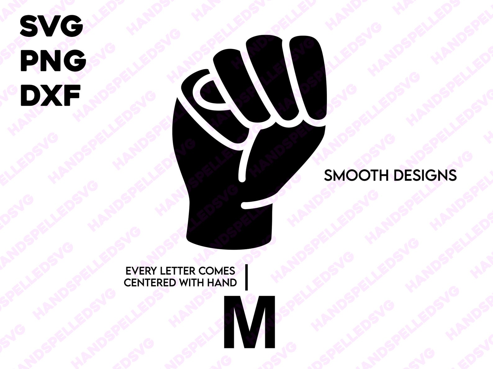 American Sign Language Asl Complete Alphabet & Numbers 0-10 PNG SVG DXF ...