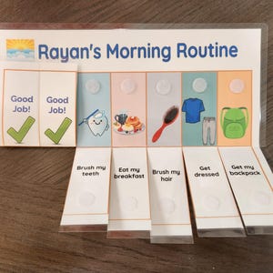 Personalized Morning Routine Checklist - Etsy