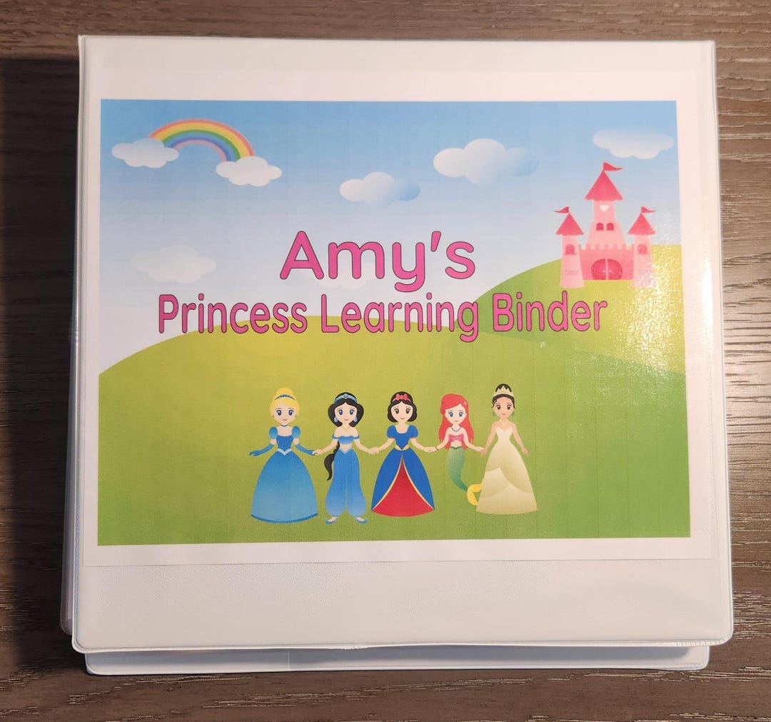 Fully Assembled Princess Busy Book Toddler Learning Binder - Etsy
