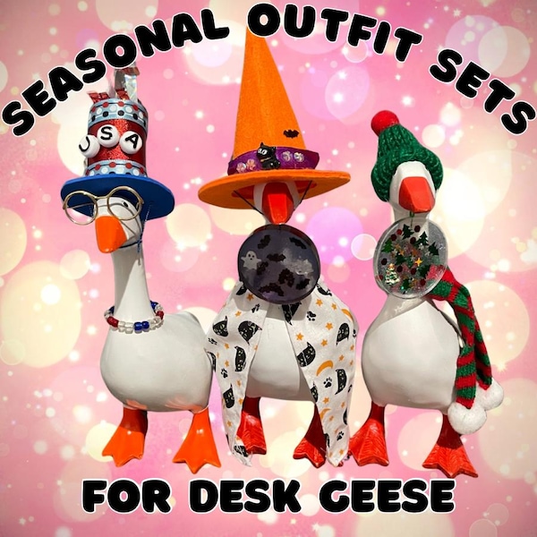 Desk Goose and Outfits - Etsy