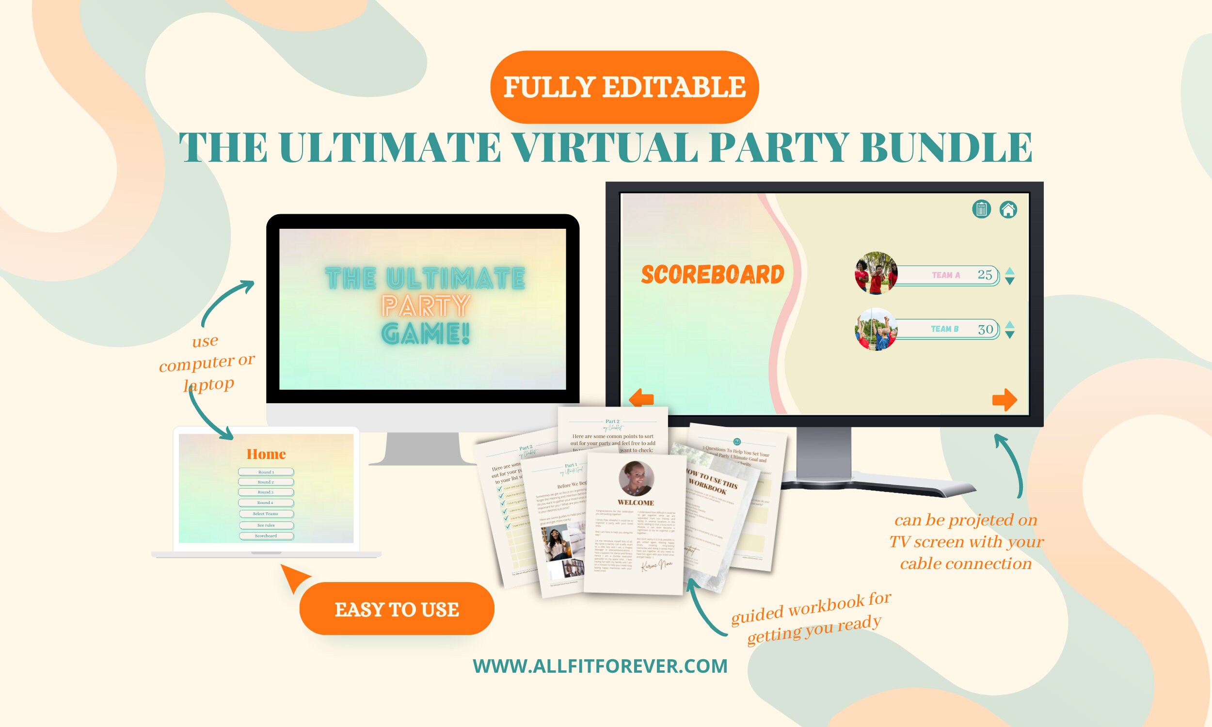 The Ultimate Virtual Party Bundle| Hosting a Zoom Party for Team ...
